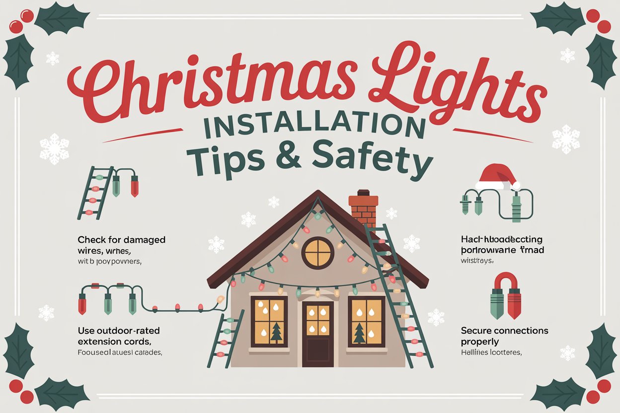 🎄 Christmas Lights Installation Tips & Safety: Keep It Merry, Not Scary ...
